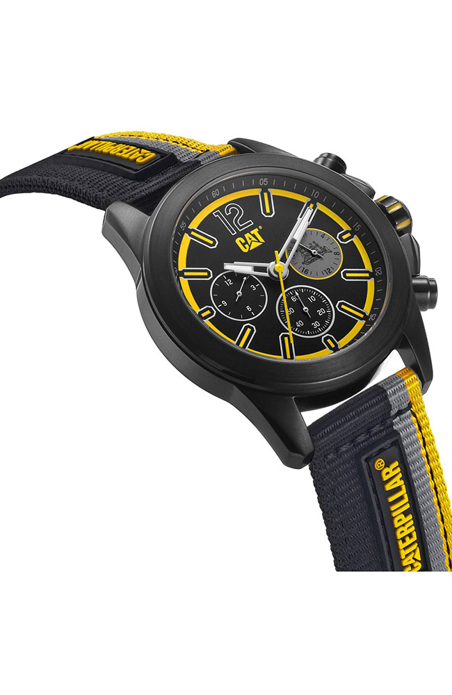 Men's Watch CATERPILLAR Twist Up Multicolor Fabric Chronograph ...