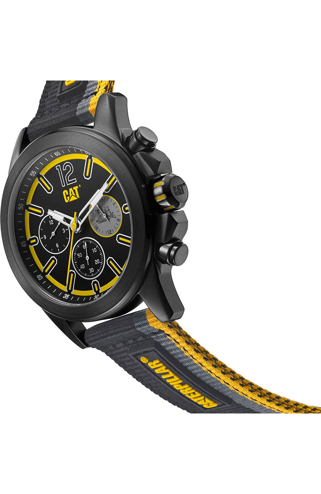 Men's Watch CATERPILLAR Twist Up Multicolor Fabric Chronograph ...