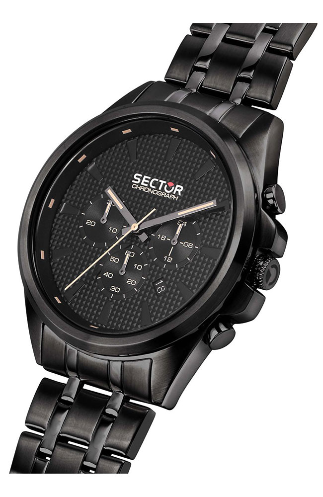 SECTOR 280 Black Stainless Steel Chronograph R3273991001 - E-oro.gr ...