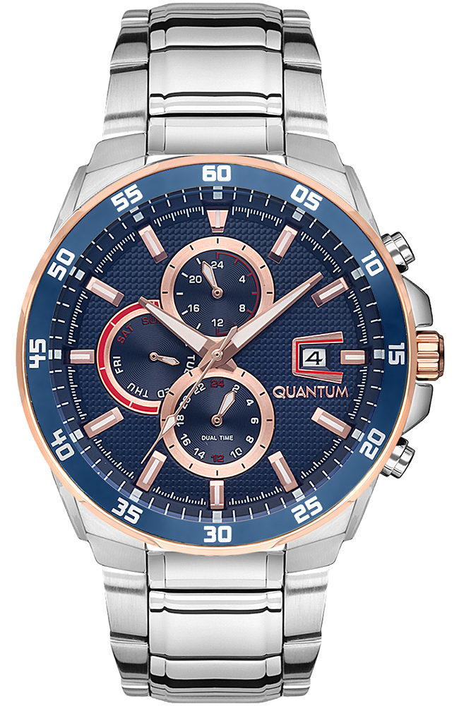 Men's Watch QUANTUM Adrenaline Stainless Steel Bracelet ADG672.590 ...