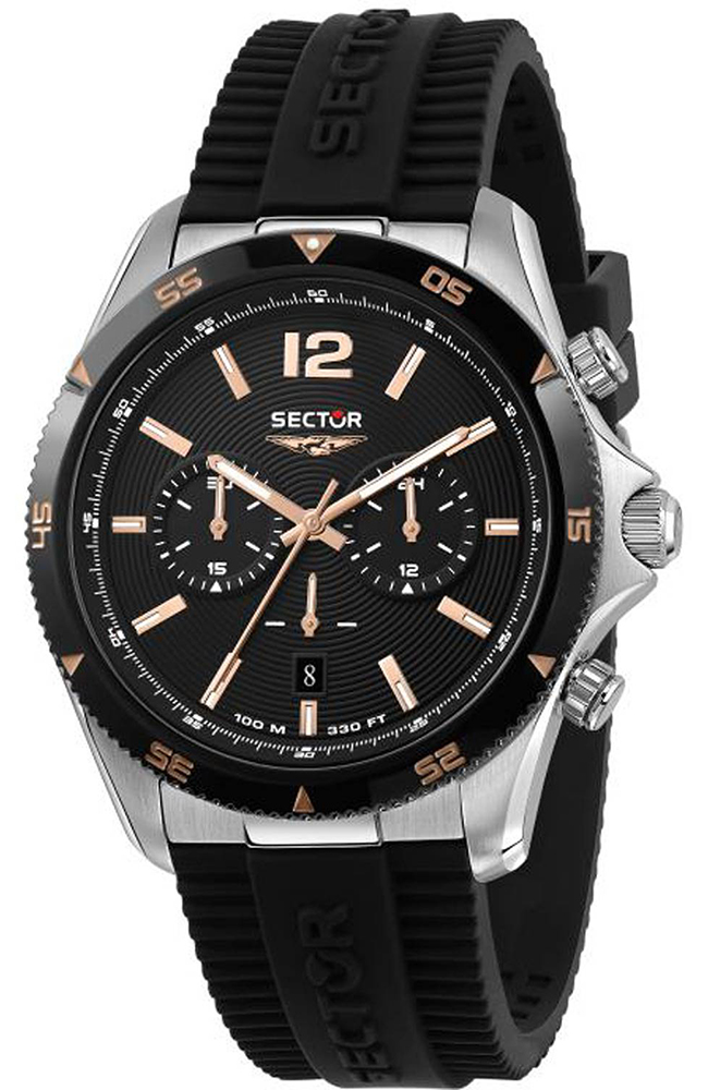 SECTOR ADV2500 Black Rubber Chronograph R3271631002 - E-oro.gr SECTOR ...