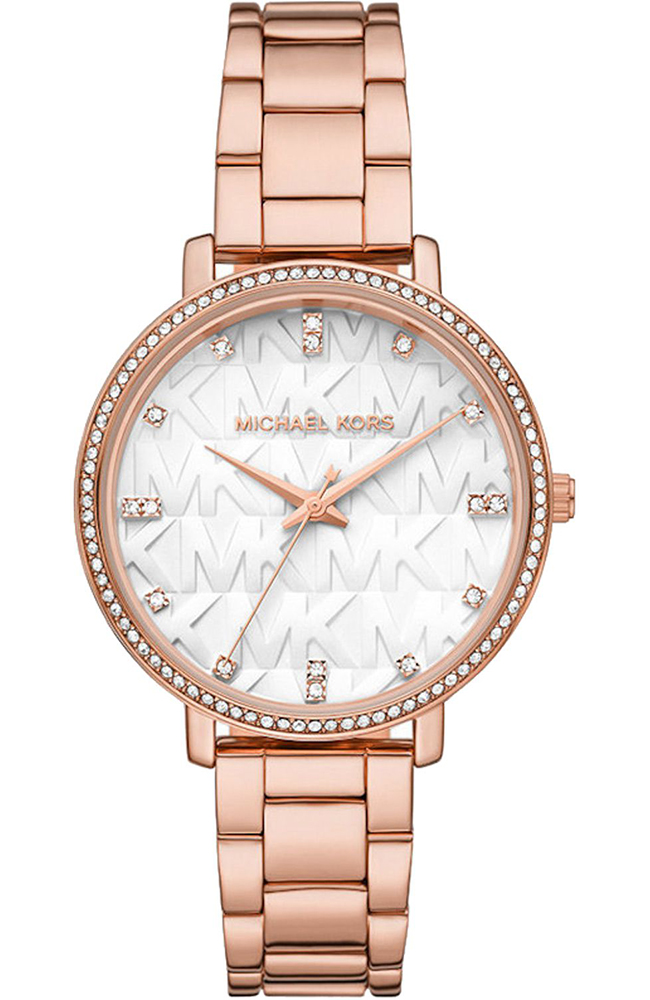 Ladies Watch MICHAEL KORS Pyper Crystals Rose Gold Stainless Steel ...