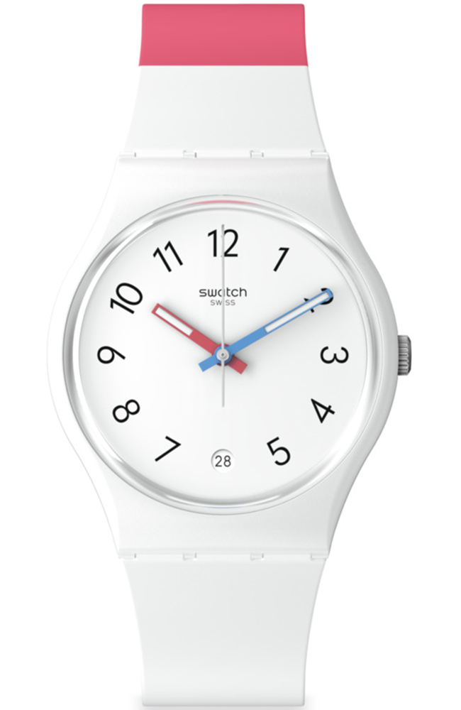 Unisex Watch SWATCH Gent In The Block Multicolor Rubber Strap SO28W400 ...