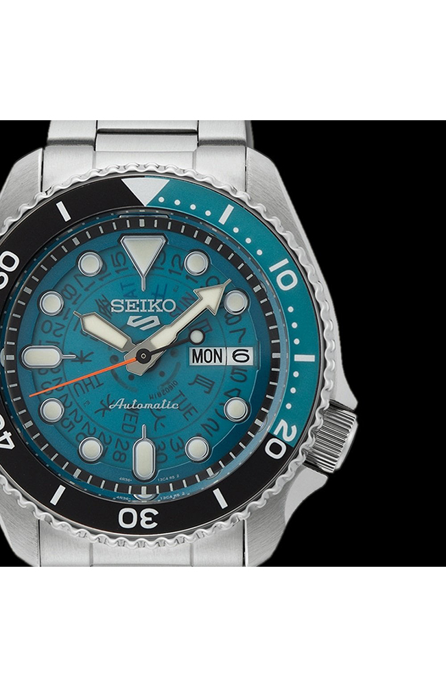 SEIKO 5 Sports SKX Skeleton Style Automatic Silver Stainless Steel ...