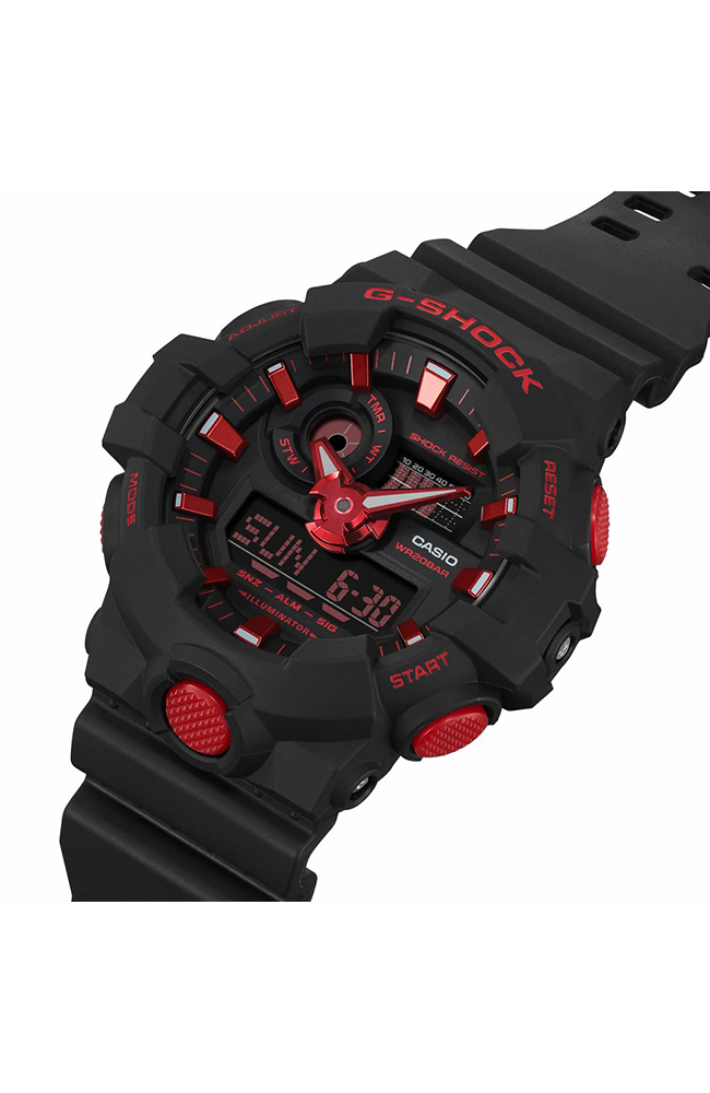 Men's Watch CASIO G-Shock Ignite Red Limited Edition Black Rubber Strap ...