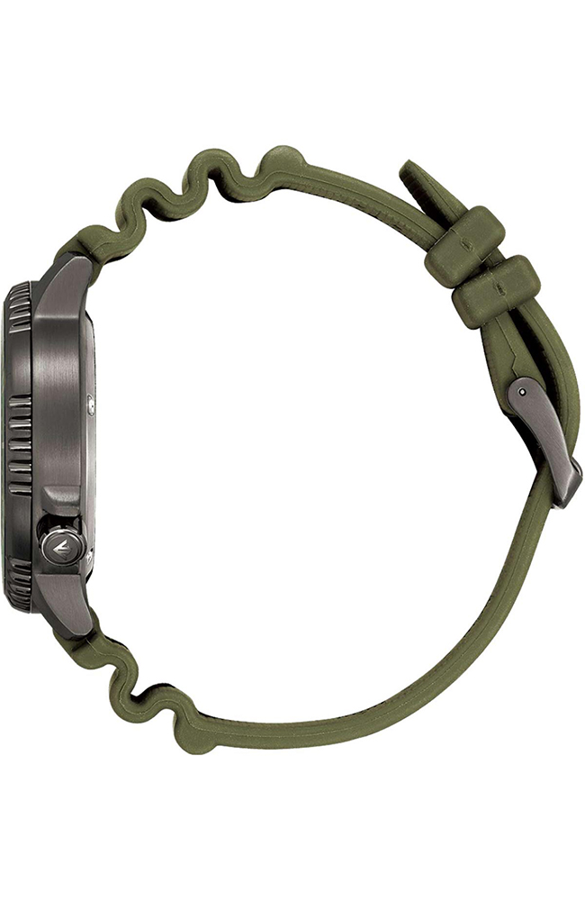 Men's Watch CITIZEN Promaster Divers Eco-Drive Khaki Rubber Strap ...