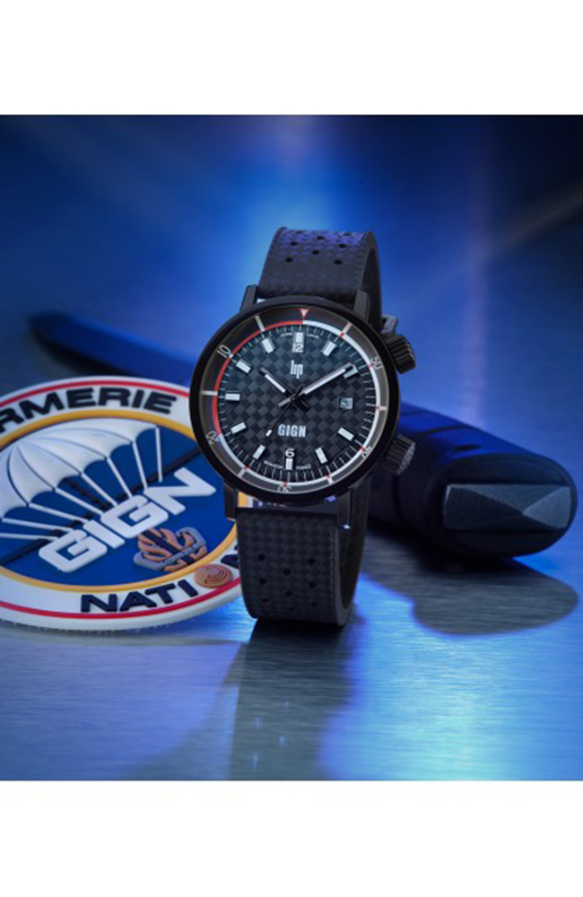 Men's Watch LIP Grand Nautic Ski GIGN Limited Edition Automatic Black ...