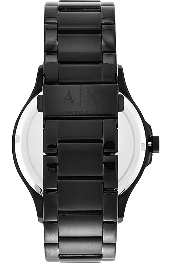 Men's Watch ARMANI EXCHANGE Hampton BoxSet Black Stainless Steel ...