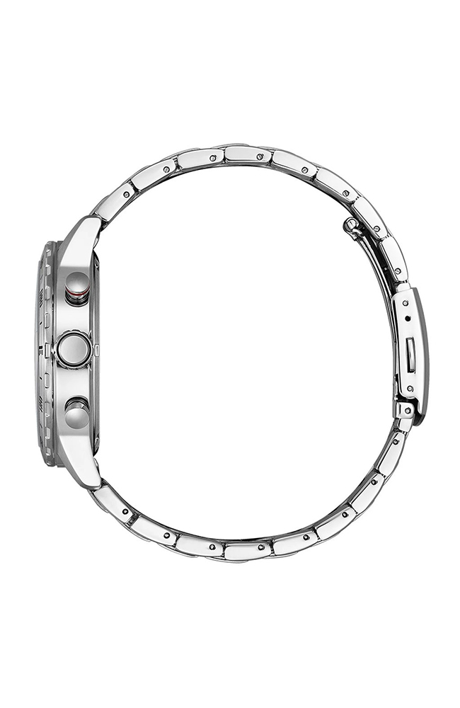 CITIZEN Eco-Drive Silver Stainless Steel Chronograph AT2520-89E - E-oro ...