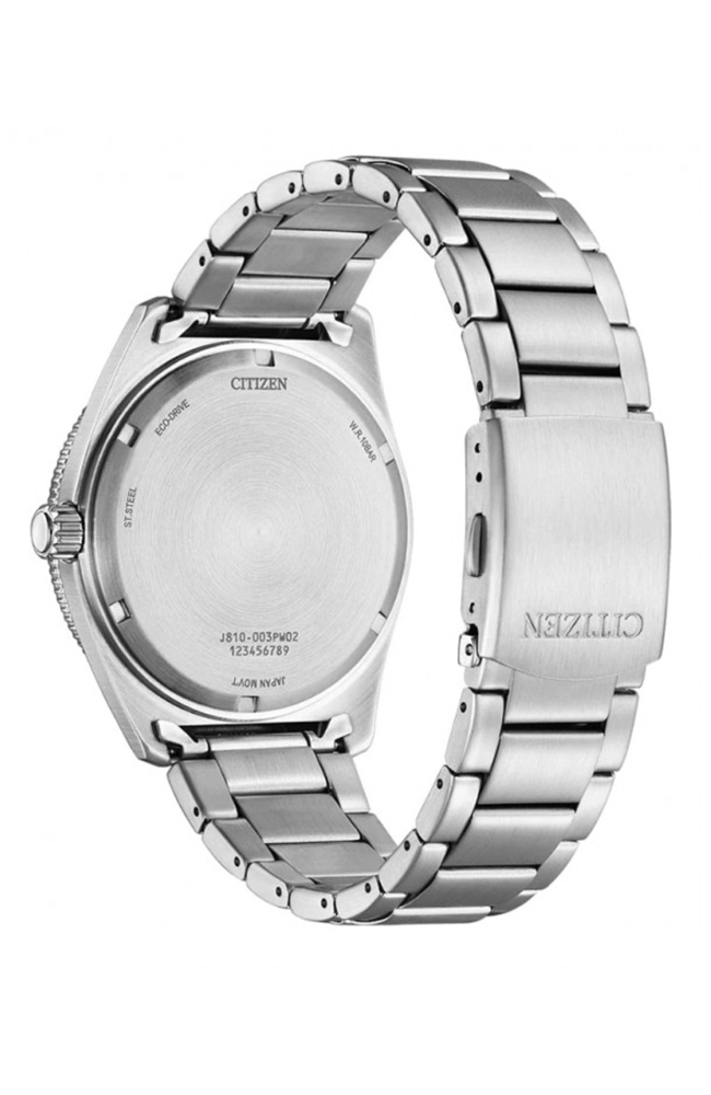 Men's Watch CITIZEN Eco-Drive Silver Stainless Steel Bracelet AW1760 ...