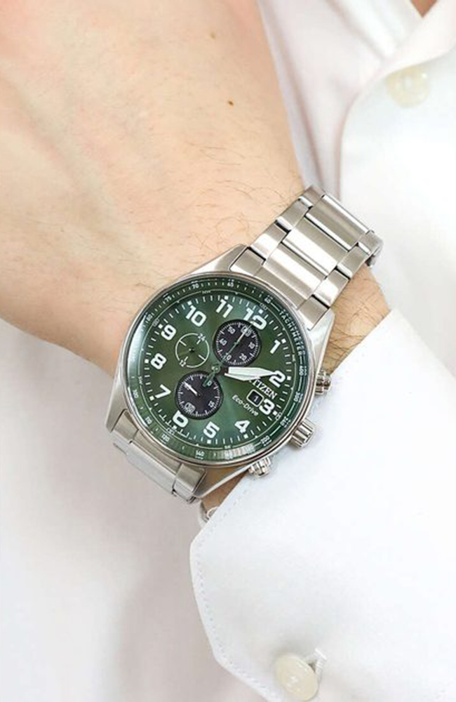 CITIZEN Eco CA0770-72X -Drive Silver Stainless Steel Chronograph CA0770 ...