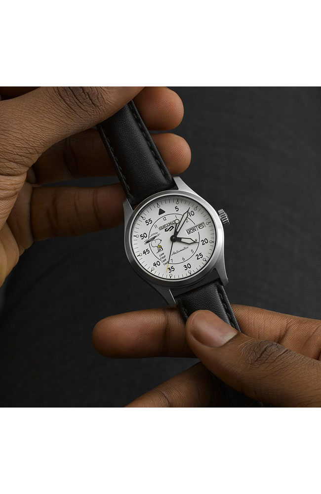 Men's Watch SEIKO 5 Sports x Peanuts 'Parachute' Limited Edition ...