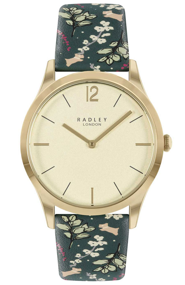 Ladies Watch RADLEY LONDON Green Leather Strap RY21418A - E-oro.gr ...