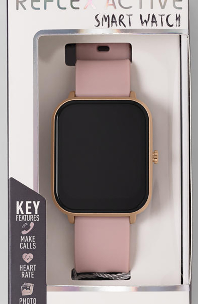 Men's Watch REFLEX Digital Smartwatch Pink Rubber Strap RA15-2146 - E ...