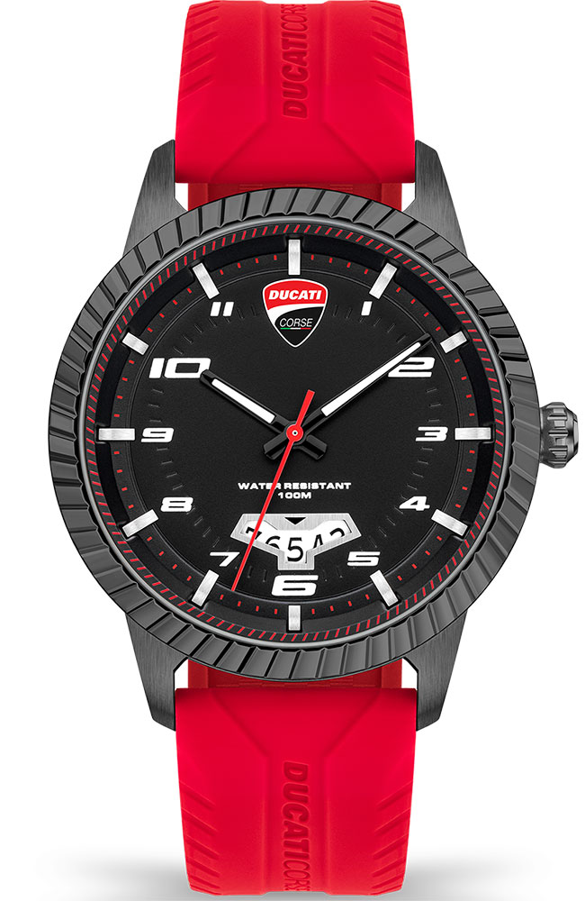 Men's Watch DUCATI CORSE Podio Red Rubber Strap DTWGN2019503 - E-oro.gr ...