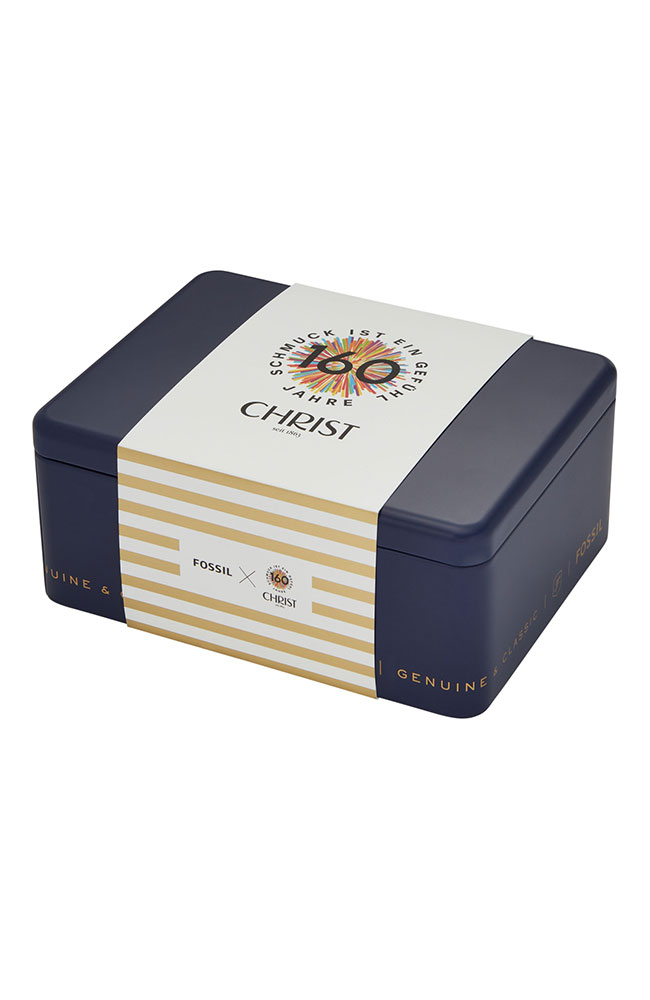 Men's Watch FOSSIL Neutra BoxSet Chronograph Silver Stainless Steel ...