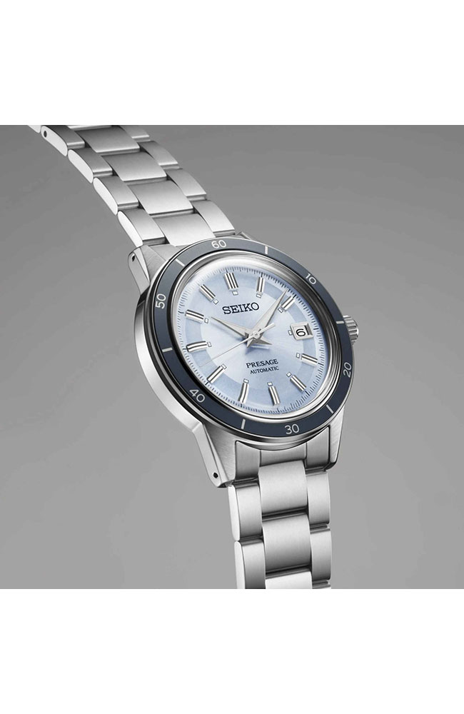 SEIKO Presage Style 60s European Exclusive in 'retro blue' Automatic ...
