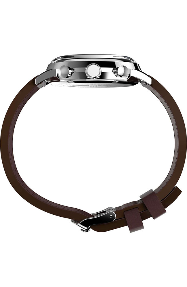 Men's Watch TIMEX Marlin Brown Leather Chronograph TW2W10200 - E-oro.gr ...