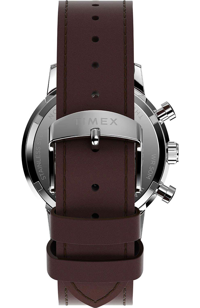 Men's Watch TIMEX Marlin Brown Leather Chronograph TW2W10200 - E-oro.gr ...